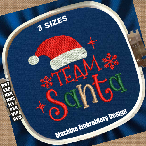 Santa Embroidery | Inspire Uplift