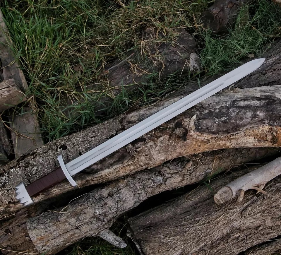 Custom Handmade Hand Forged Medieval Viking Sword Battle Rea - Inspire ...