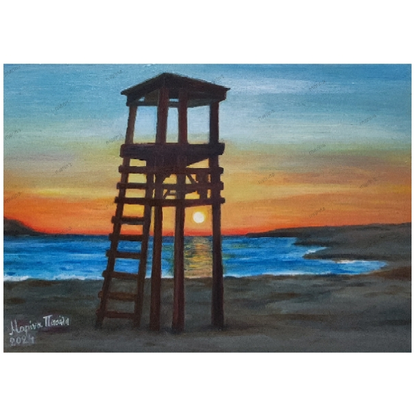 Baywatch print 50X35cm | Inspire Uplift