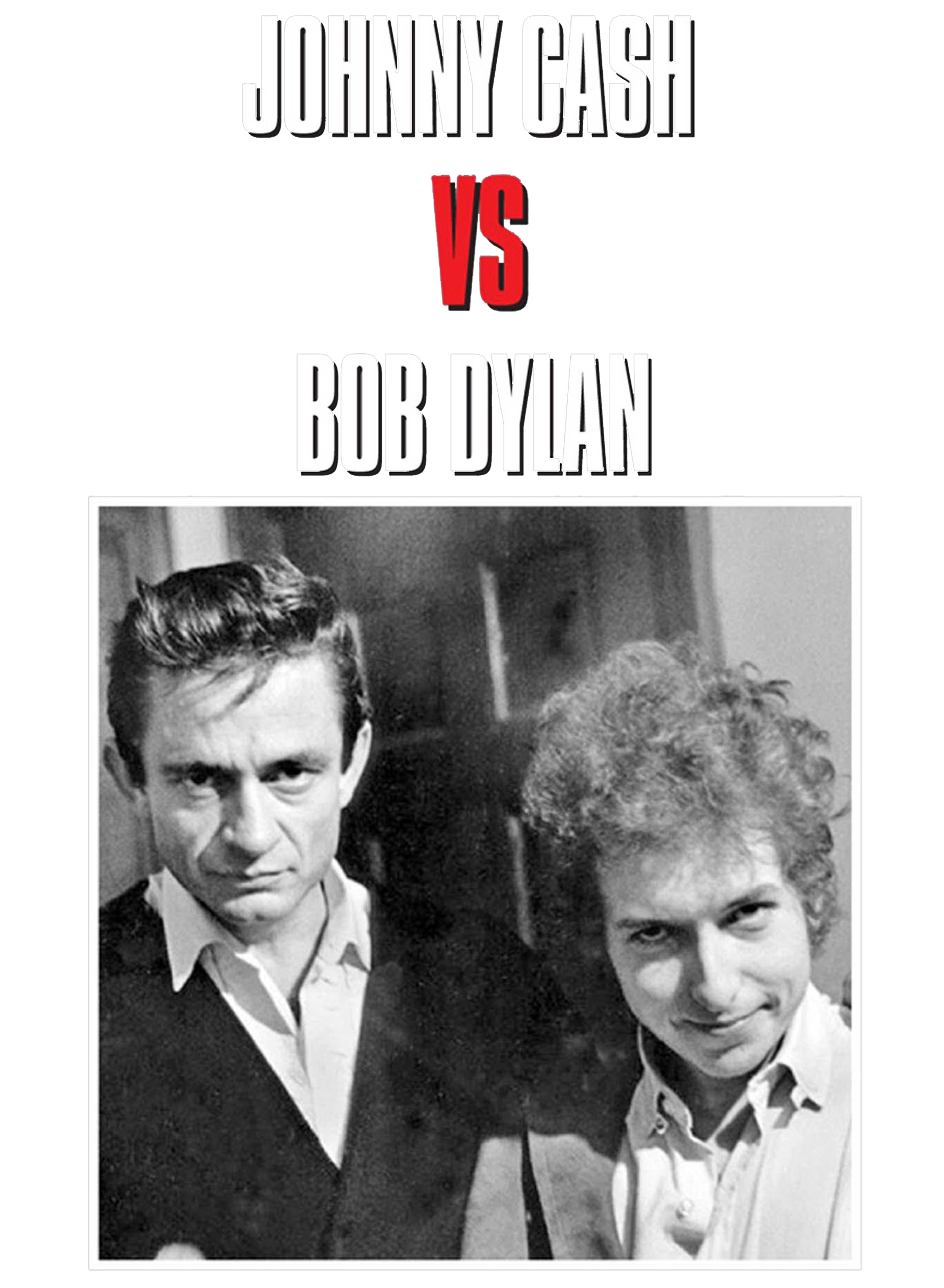 Johnny Cash VS Bob Dylan PNG Transparent Background File Dig | Inspire ...