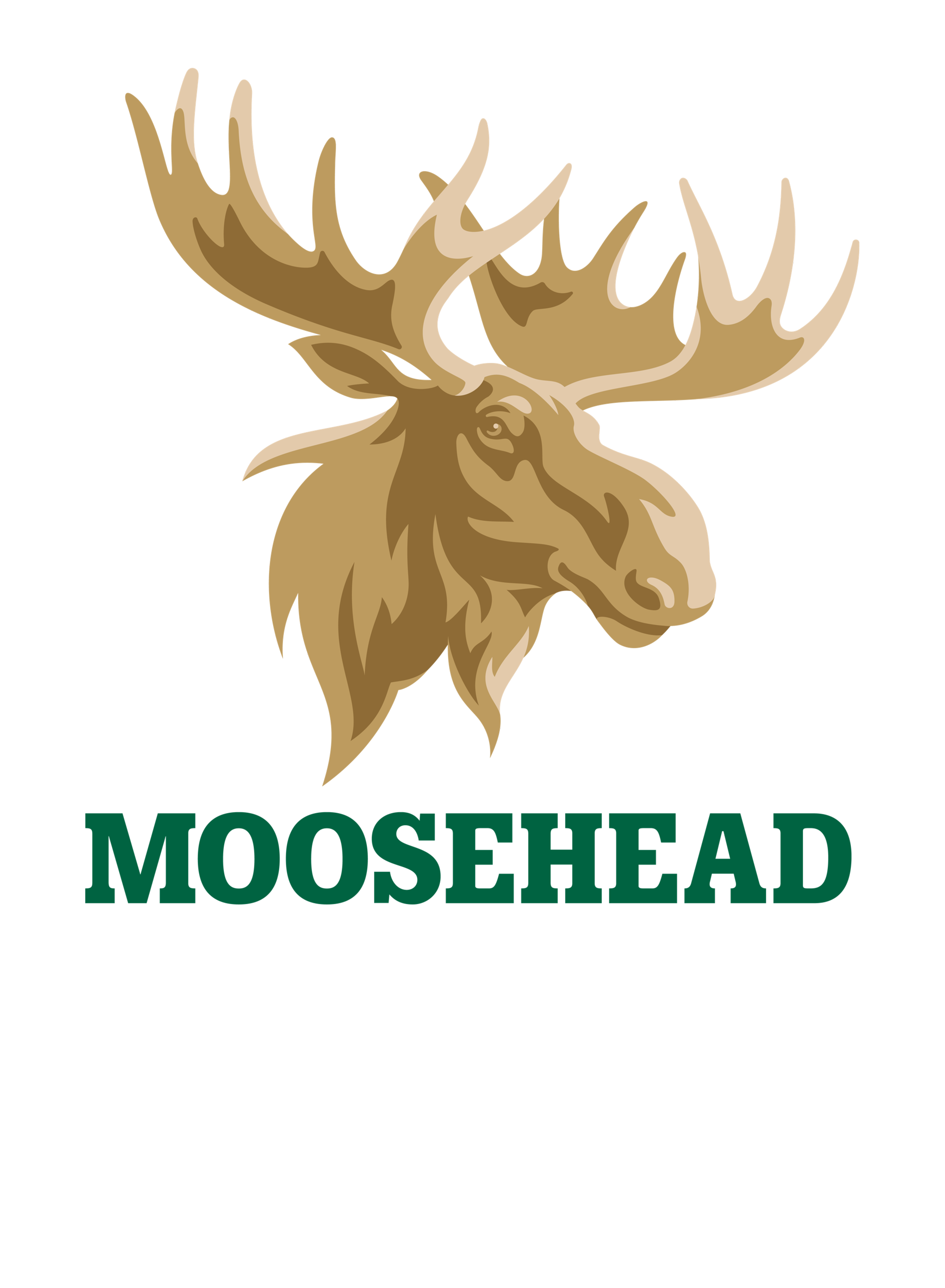 Moosehead PNG Transparent Background File Digital Download - Inspire Uplift