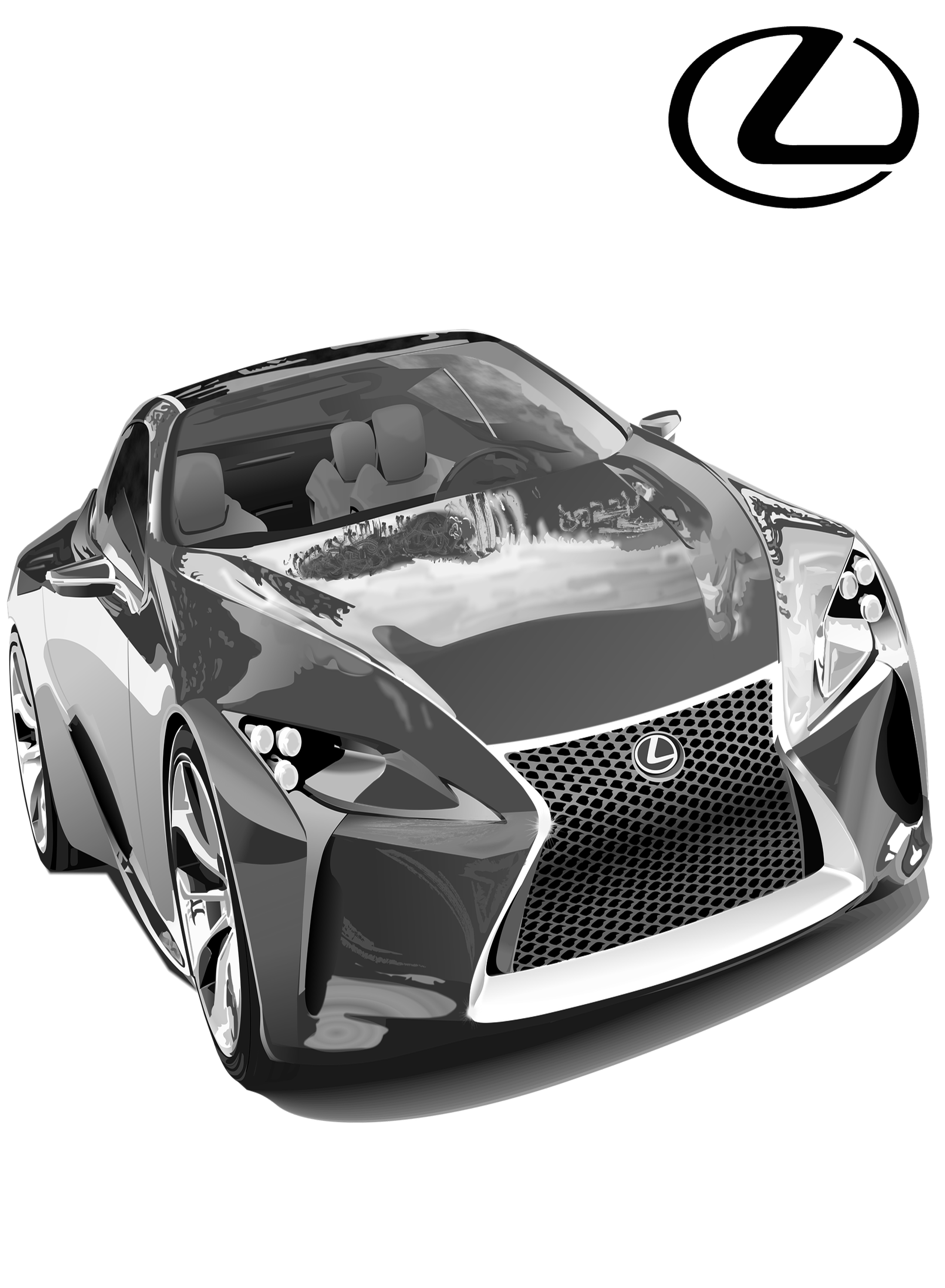 Lexus PNG Transparent Background File Digital Download | Inspire Uplift