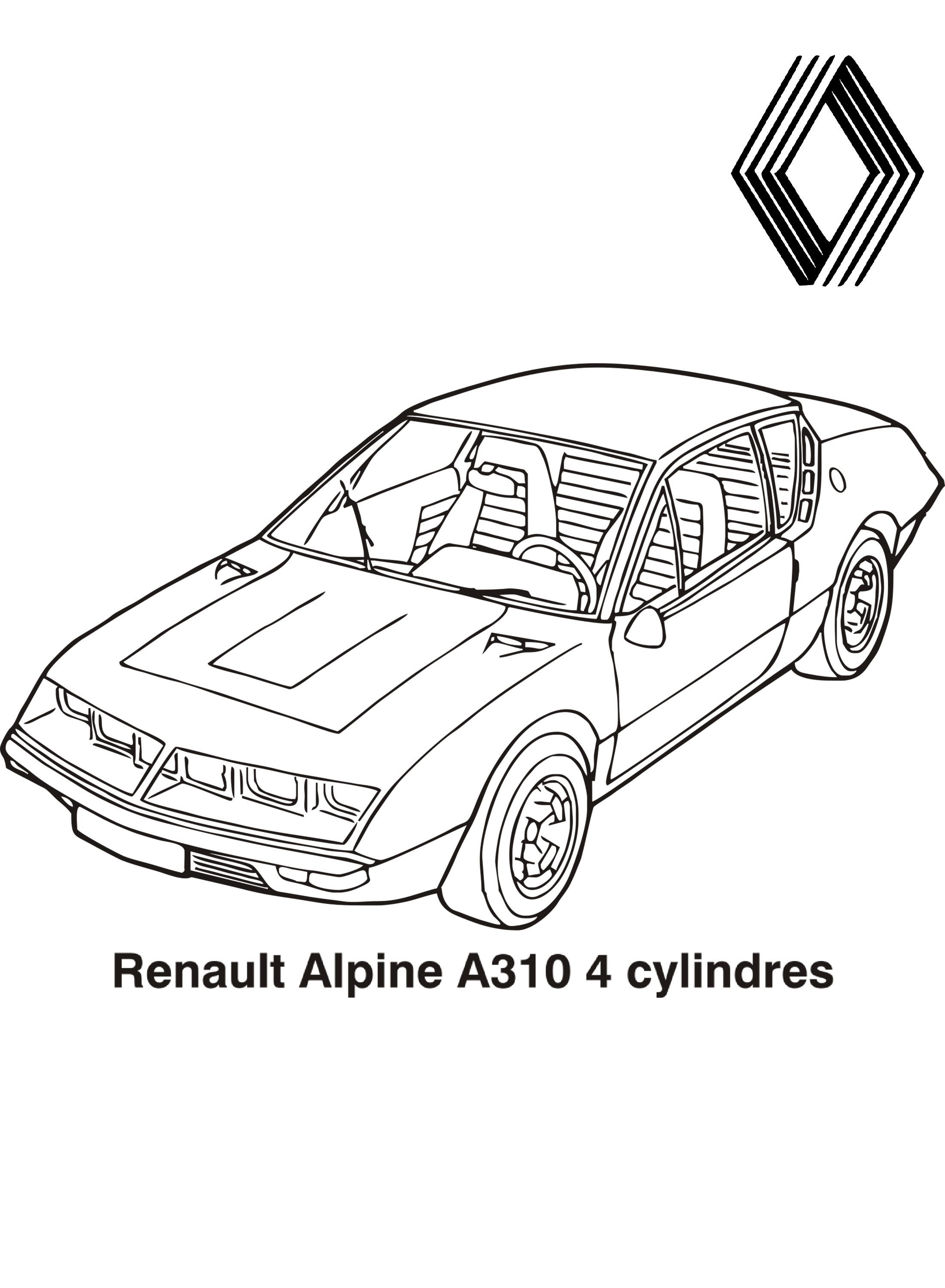 Renault alpine a310 PNG Transparent Background File Digital | Inspire ...