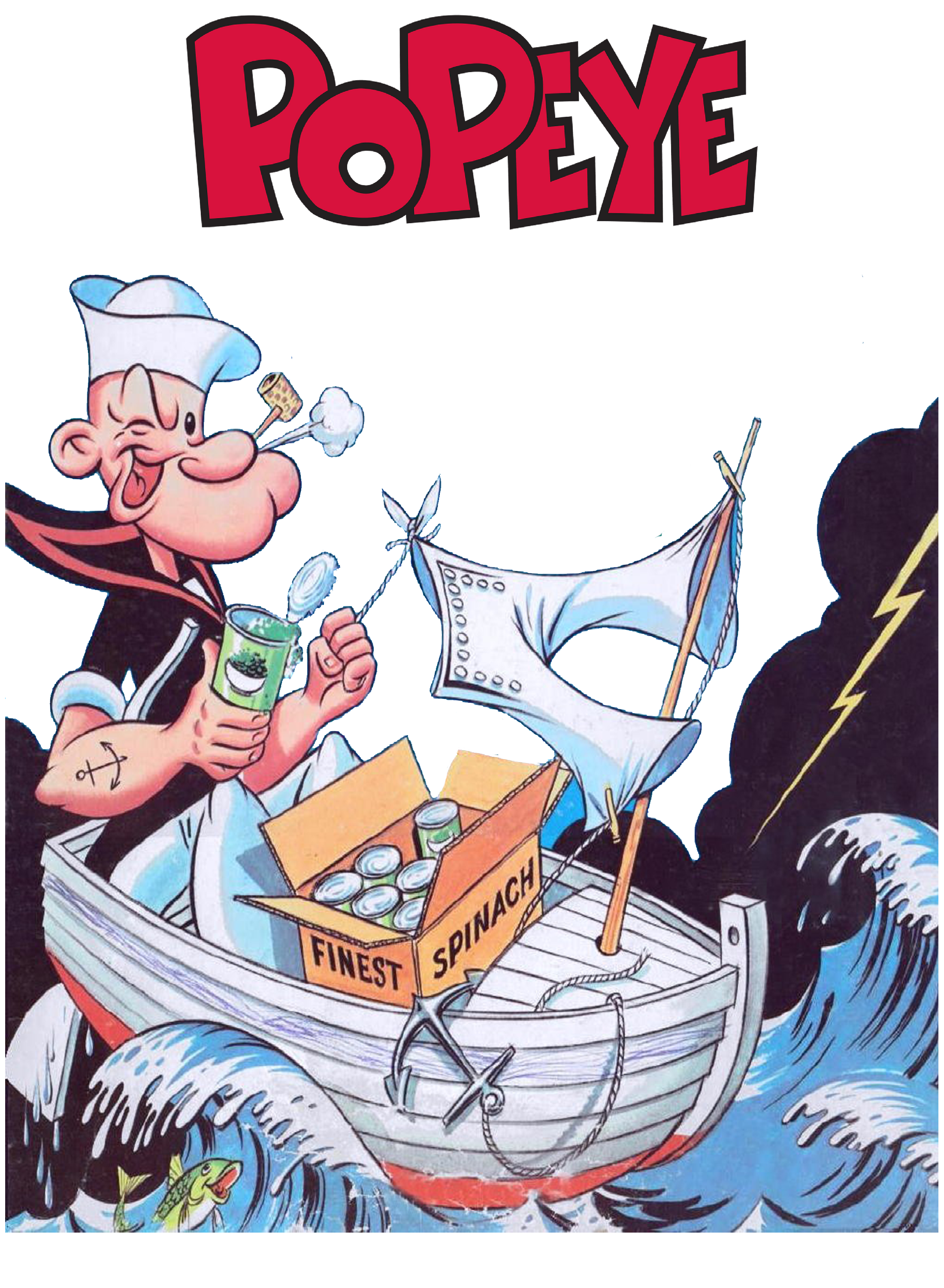 Popeye The Sailorman PNG Transparent Background File Digital | Inspire ...