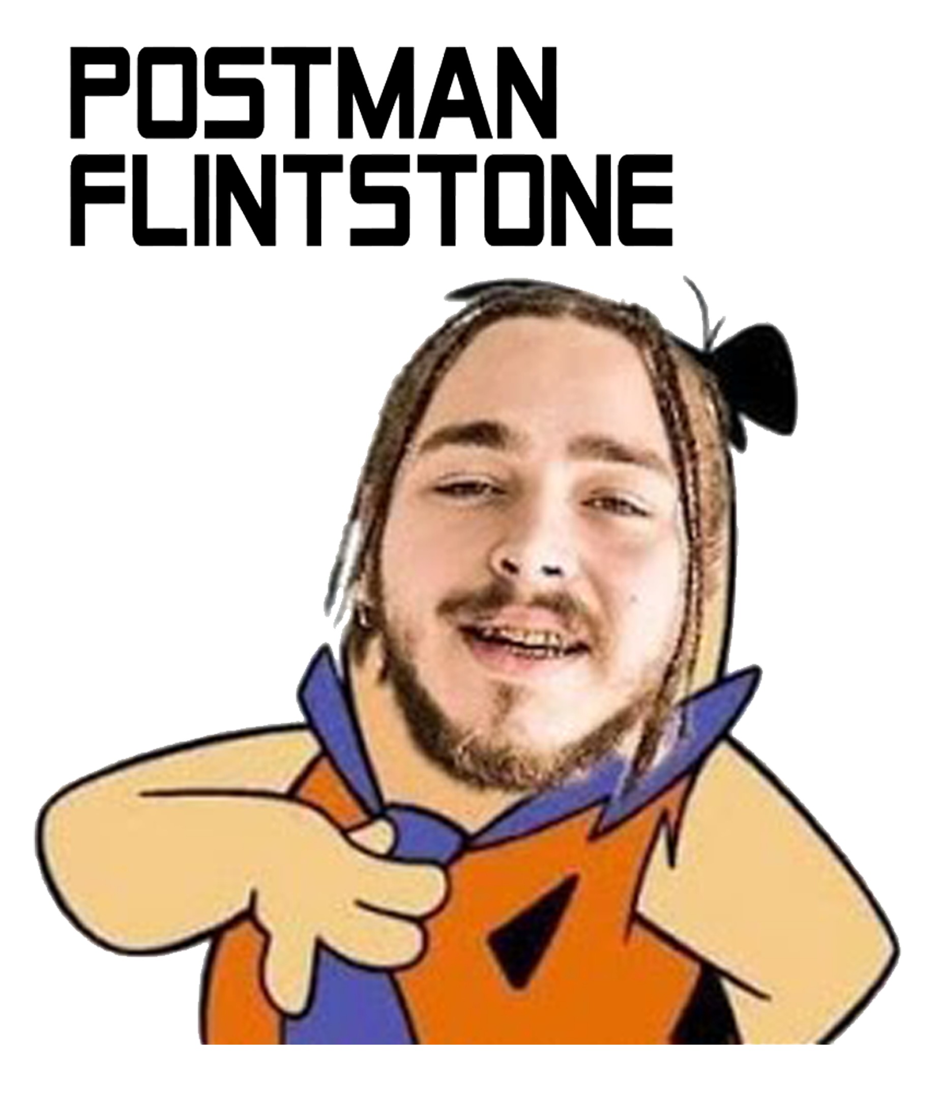 Post Malone Flintstone PNG Transparent Background File Digit | Inspire ...