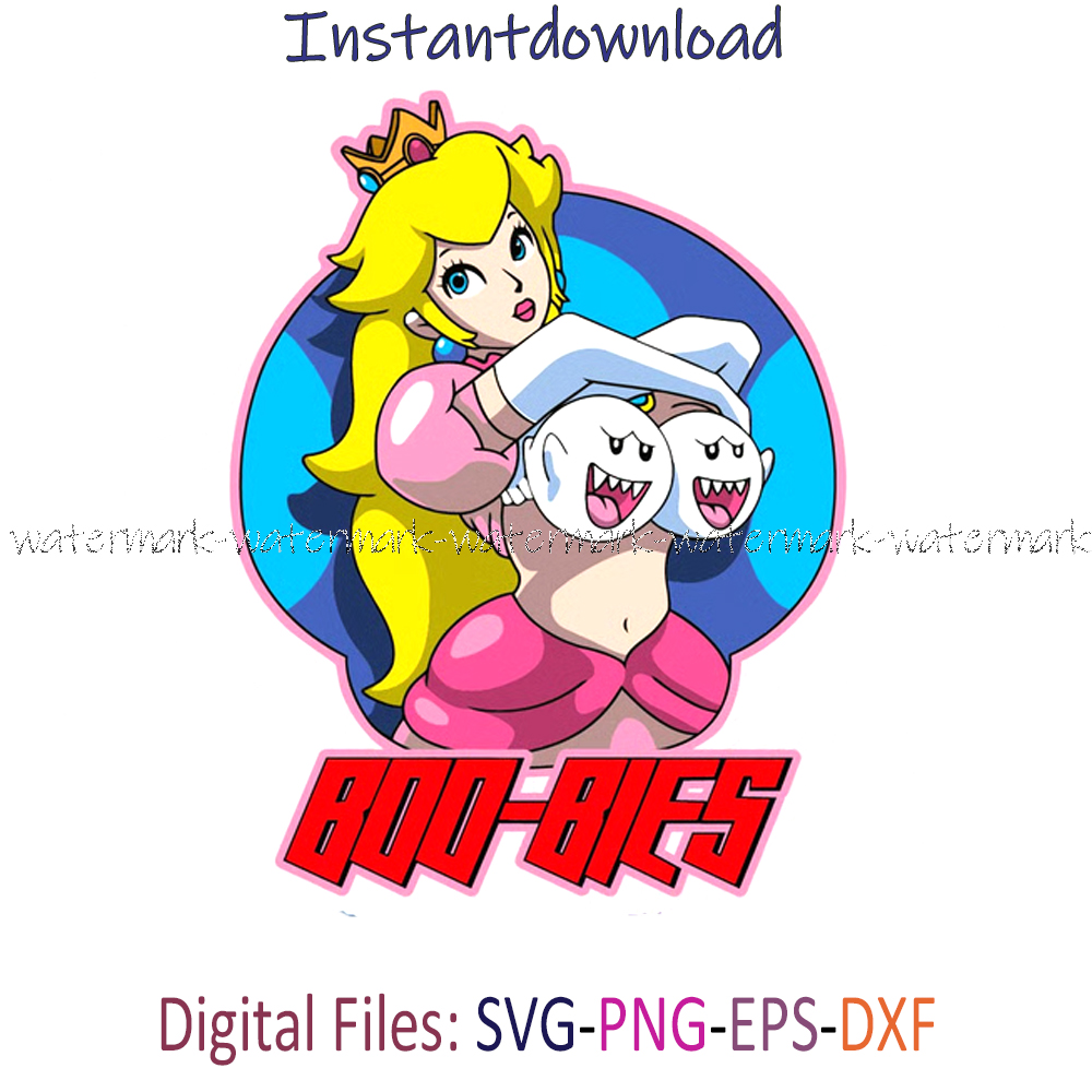 Princess Peach Svg Princess Peach Boobies Sexy Princess Pe Inspire