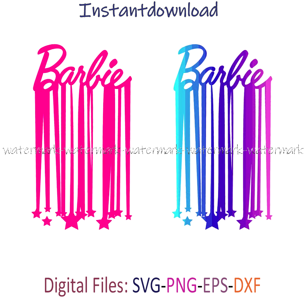 Barbie Logo Star SVG, Barbie Clipart, Barbie Logo SVG, Barbi | Inspire ...