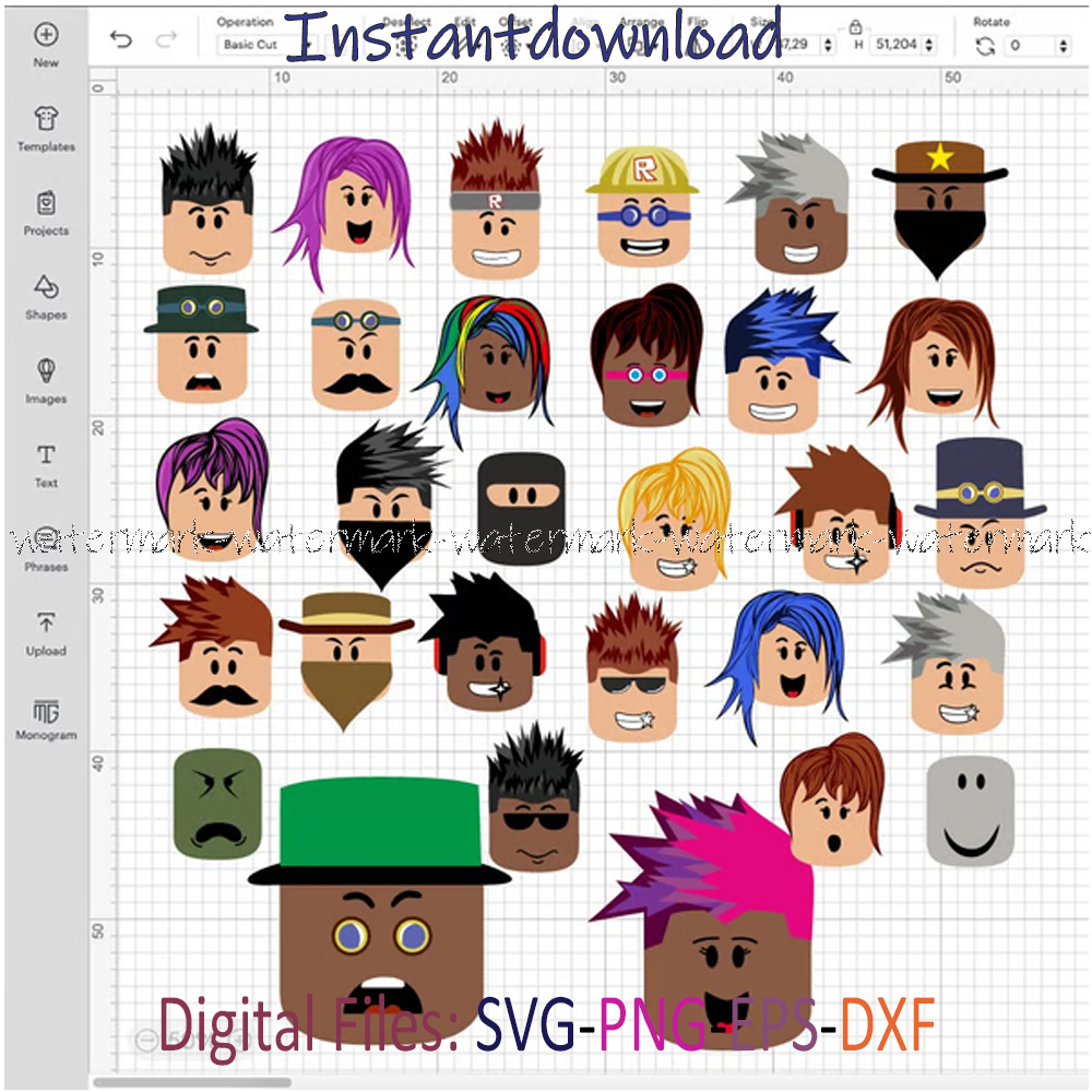 Roblox Face Svg | Inspire Uplift