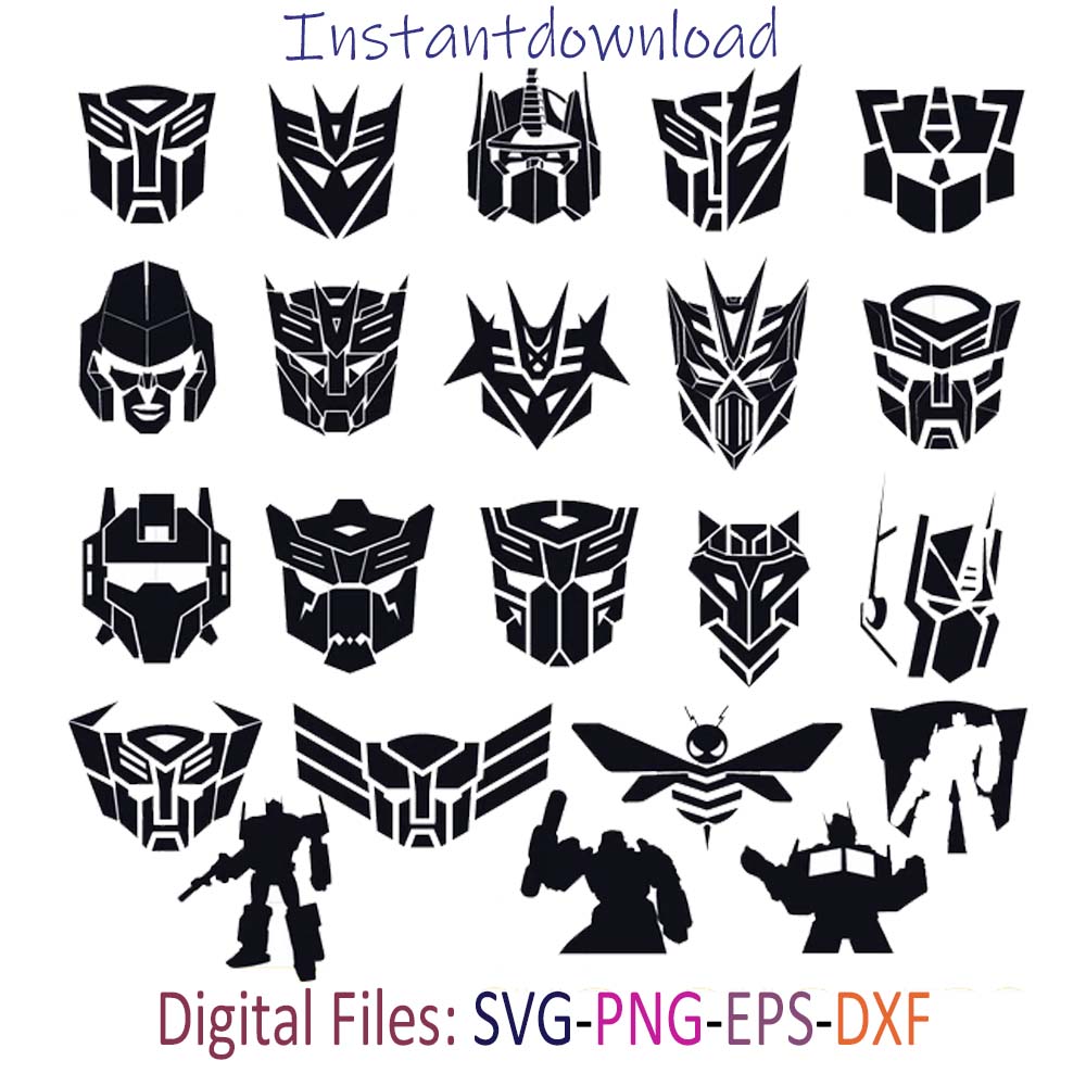 Transformers layered SVG, Cricut file, Cut files, Layered di | Inspire ...