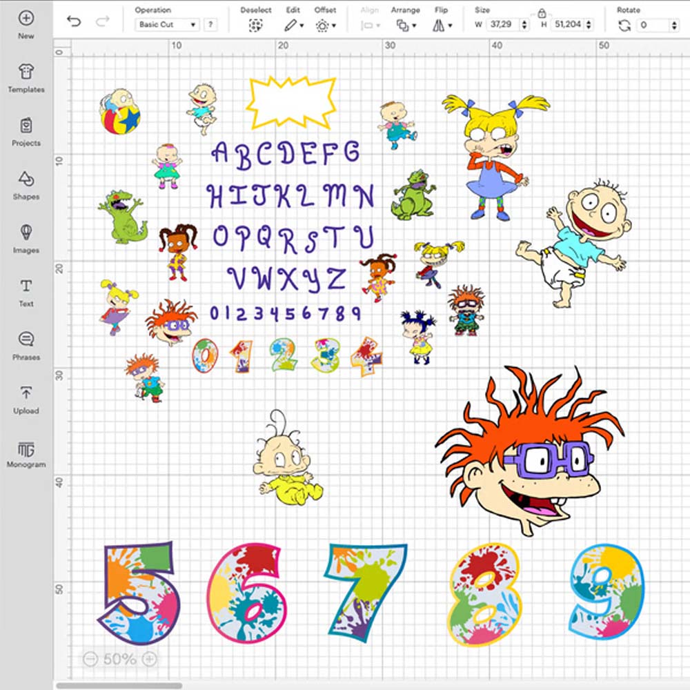 Rugrats Birthday Bundle SVG, cricut, png for shirt | Inspire Uplift