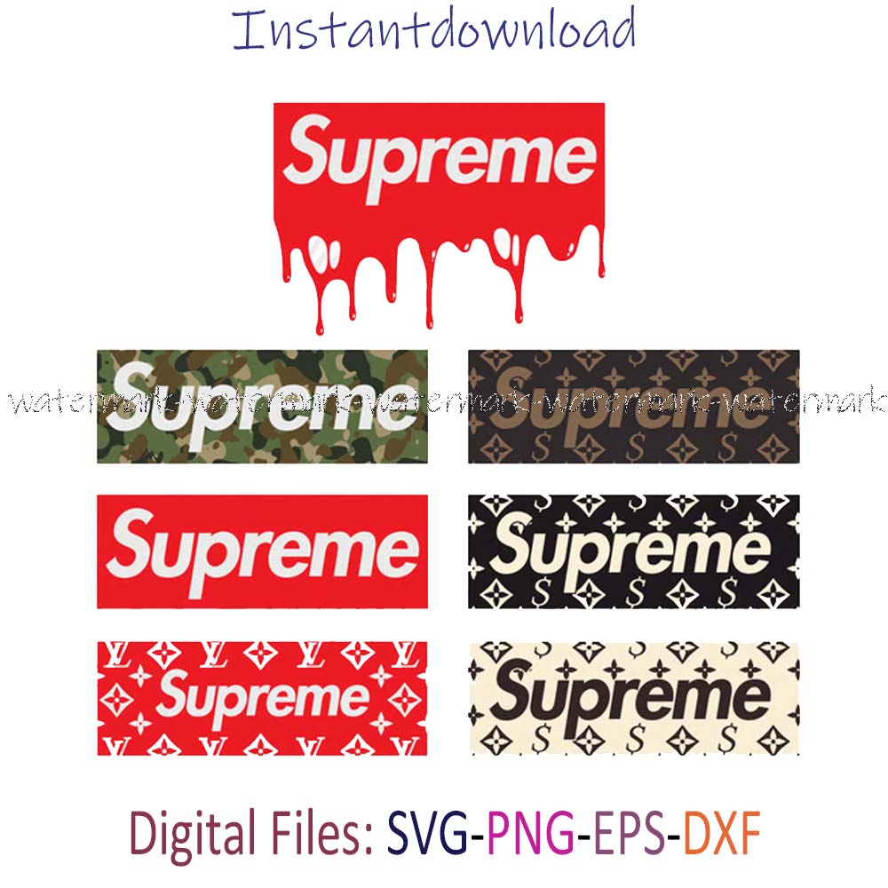 Supreme Logo svg, Logo Transparent, Instantdownload | Inspire Uplift
