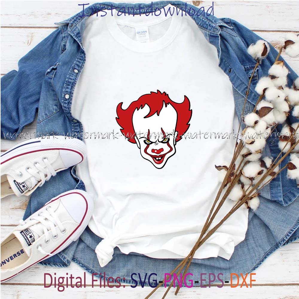 Pennywise SVG, Pennywise PNG, Pennywise Cricut, Pennywise PN | Inspire ...