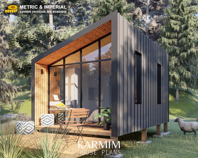 1 Bedroom Small Cabin Plans | Comfortable Living | Inspire Uplift