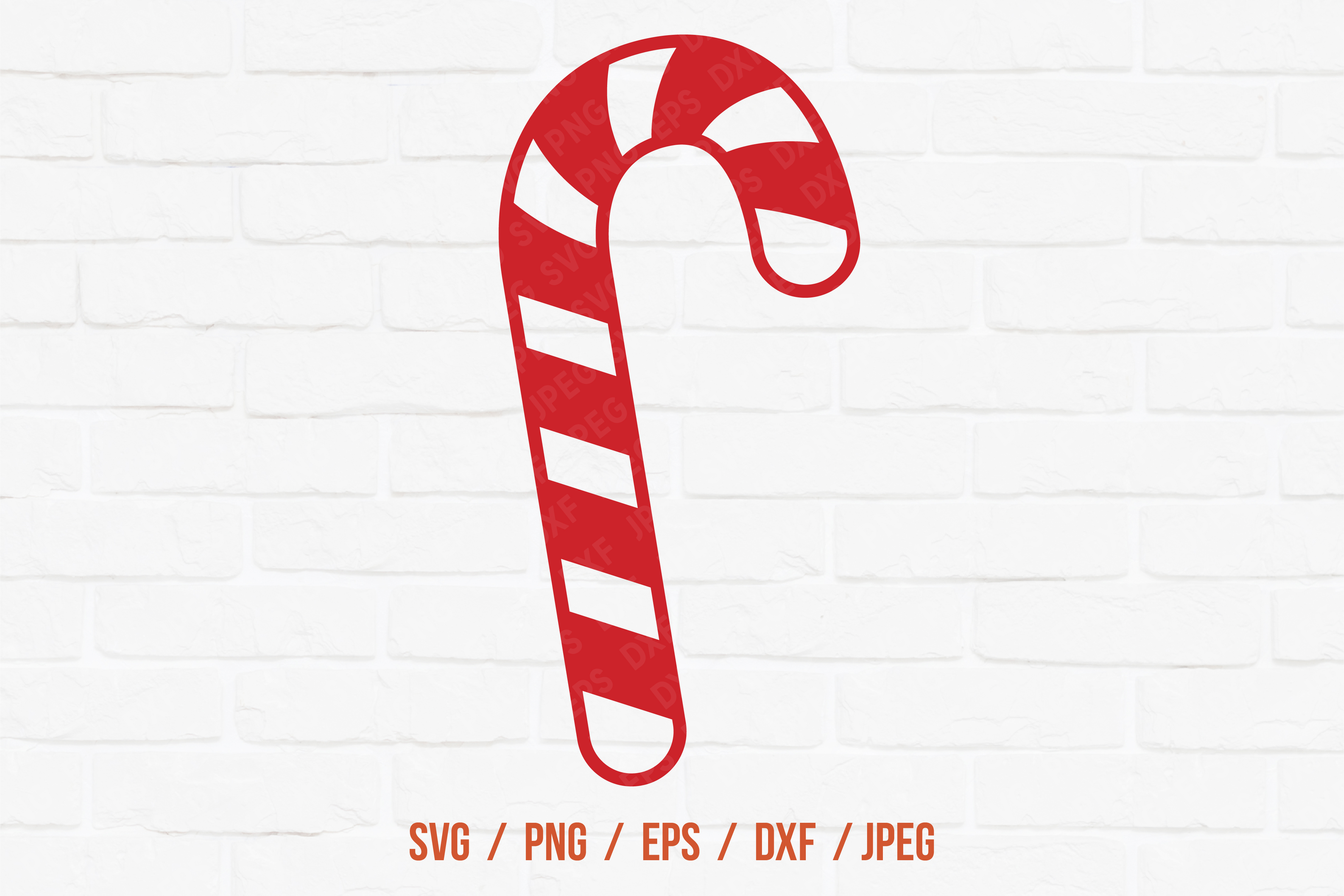 Candy Cane Cut File - Inspire Uplift