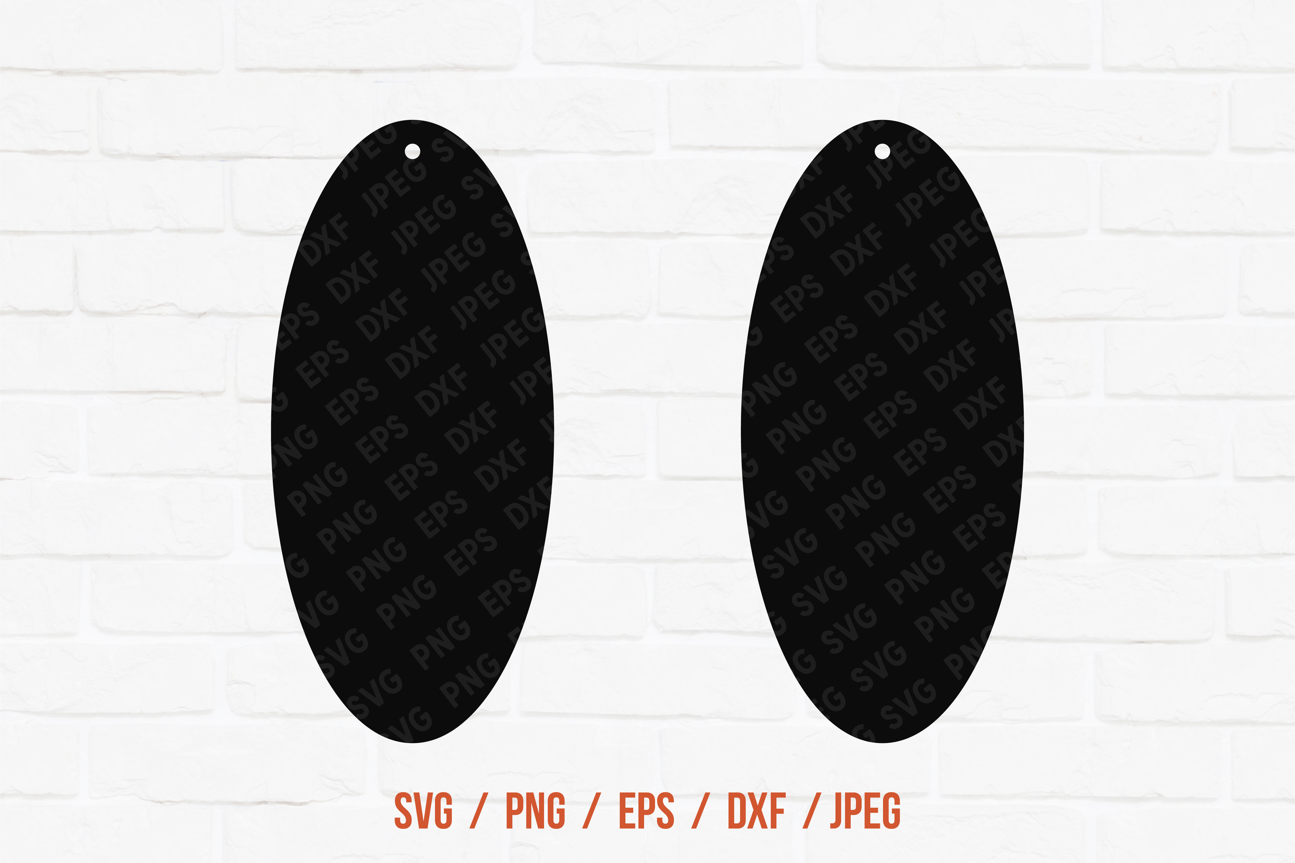 Earrings Ellipse Svg Ellipse Svg Leather Jewellery Svg Cricu | Inspire Uplift