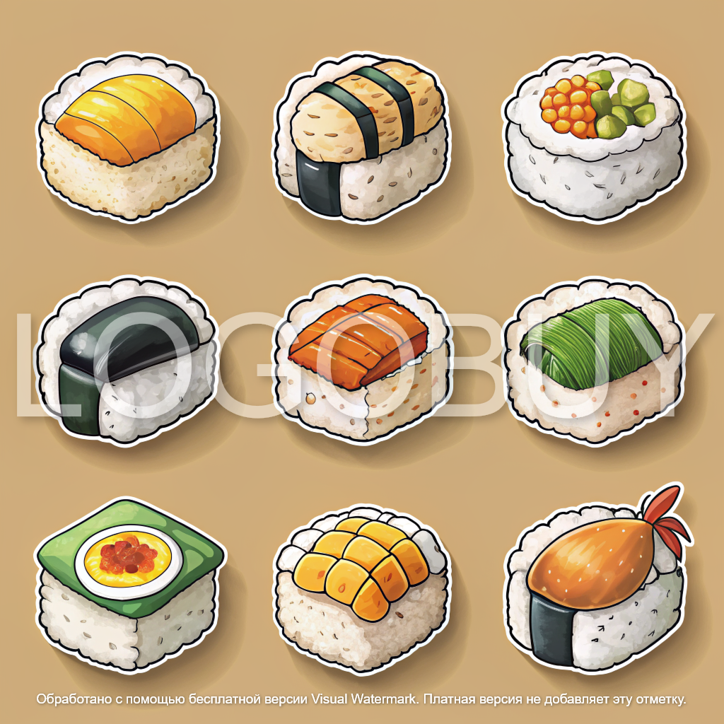 SUSHI STICKER | Inspire Uplift