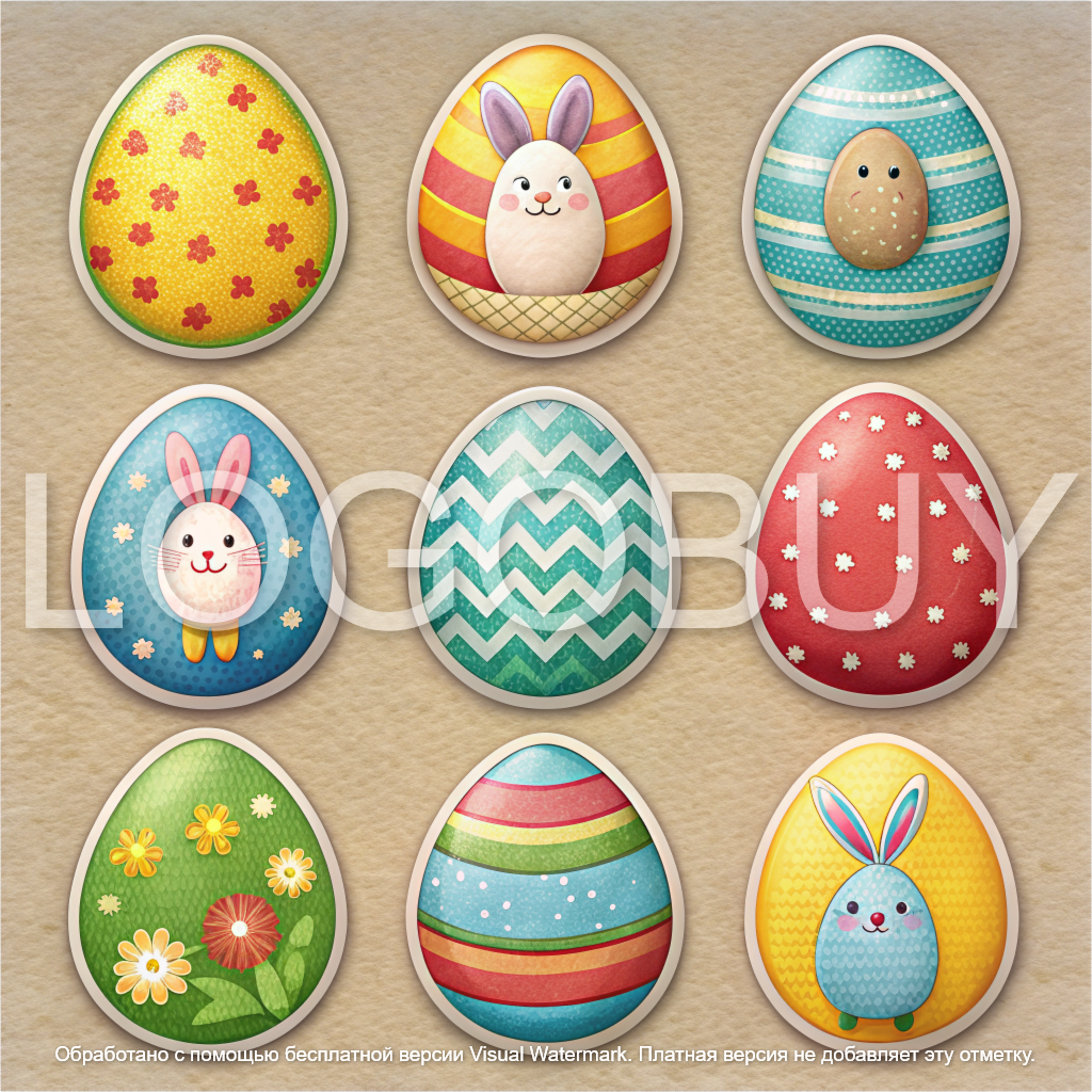 EASTERN EGGS STICKERS | Inspire Uplift