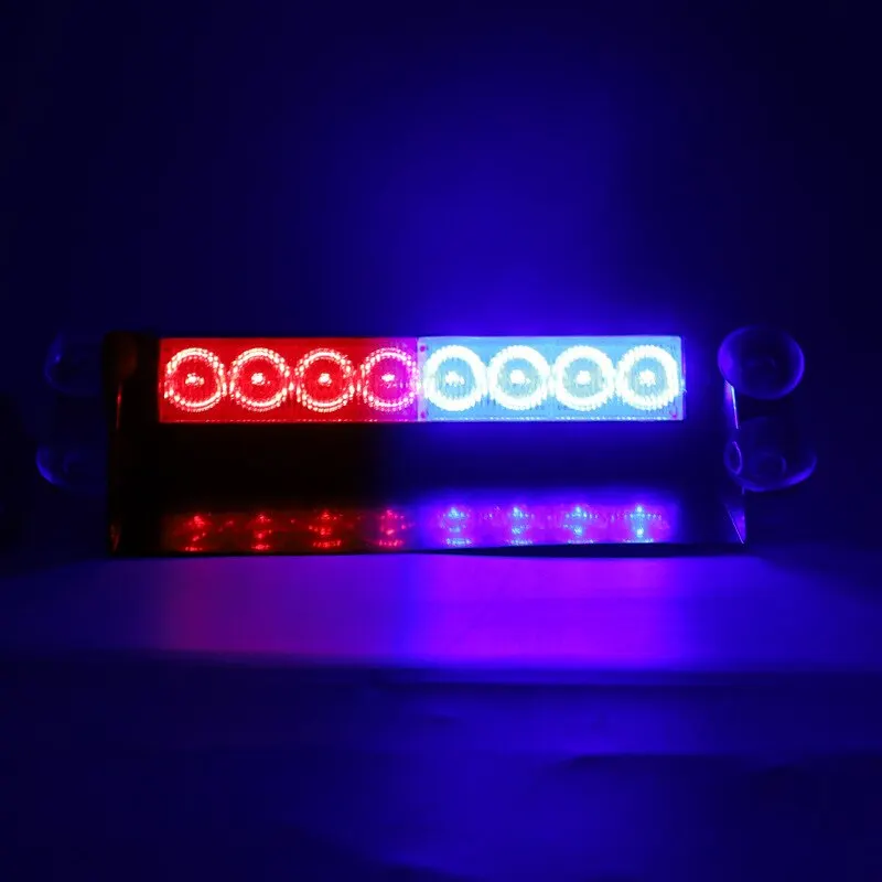 LED Car Emergency Strobe Light Red Blue 12V | Inspire Uplift