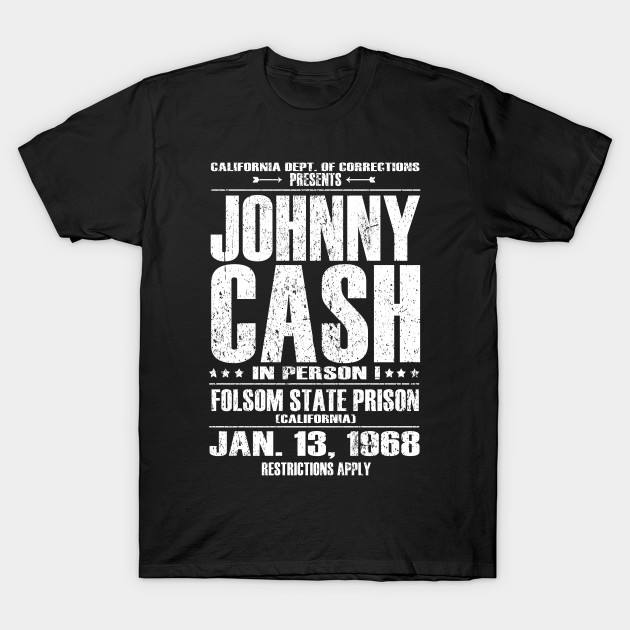 Johnny Cash Live At Folsom Prison Inspired Concert Poster Un | Inspire ...