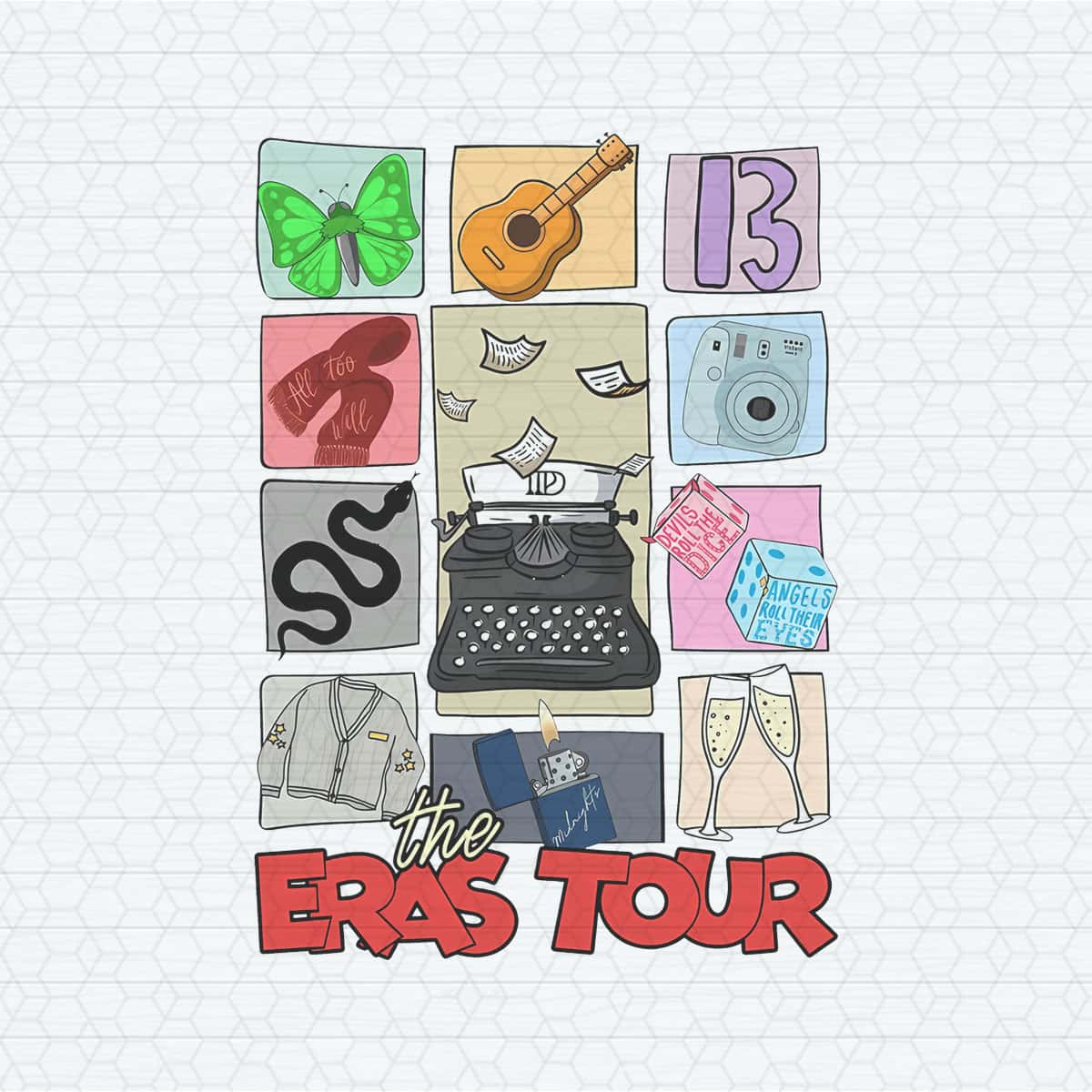 The Eras Tour Swiftie Item Version PNG | Inspire Uplift
