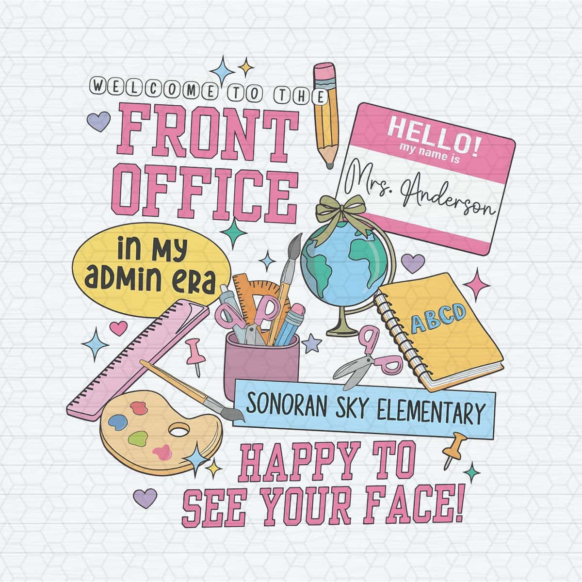 Custom Teacher Front Office In My Admin Era PNG | Inspire Uplift
