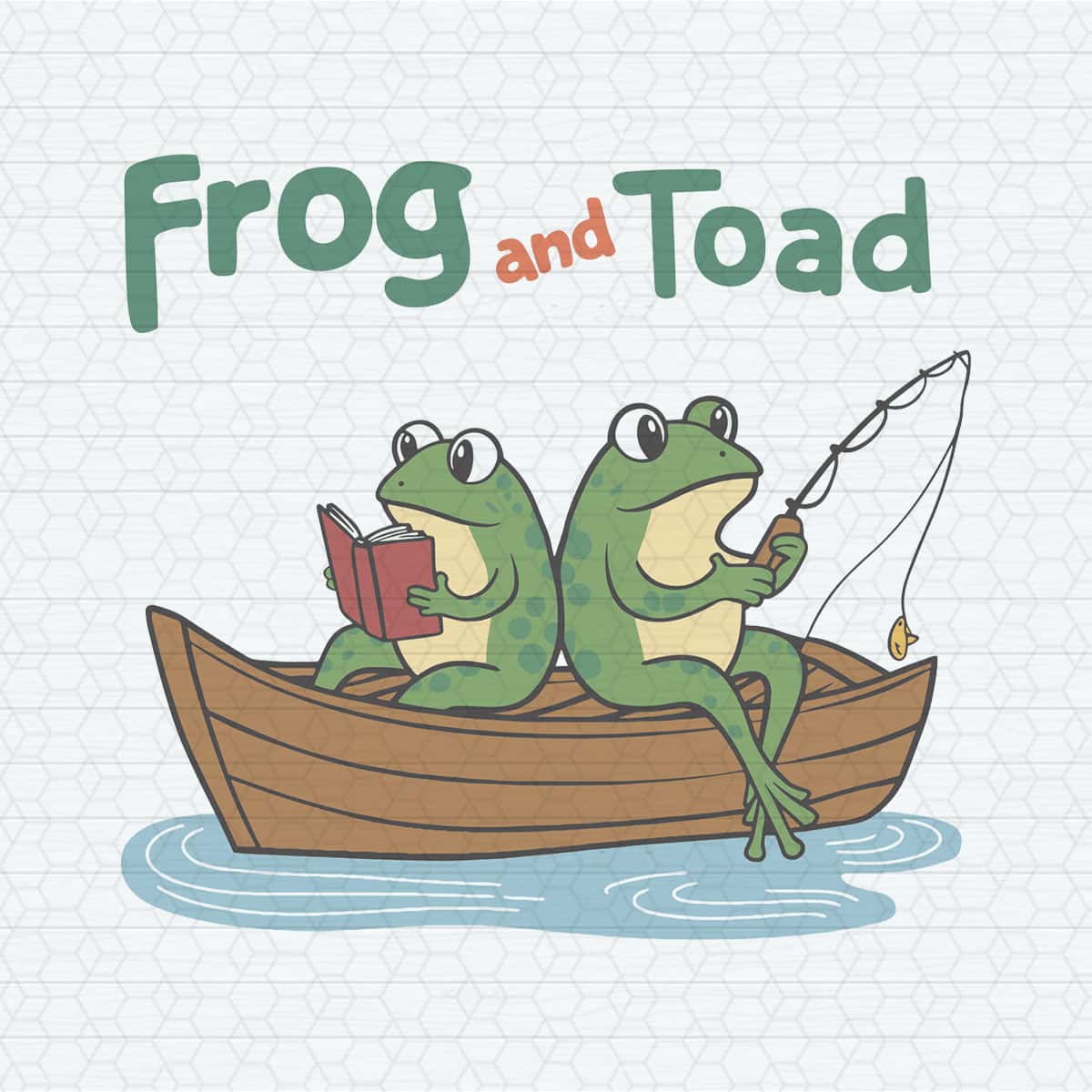 Gift For Book Lover Frog And Toad Book SVG | Inspire Uplift