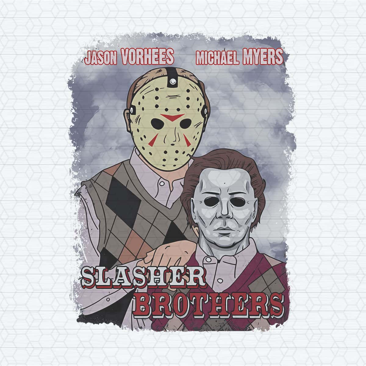 Slasher Brother Halloween Characters PNG | Inspire Uplift