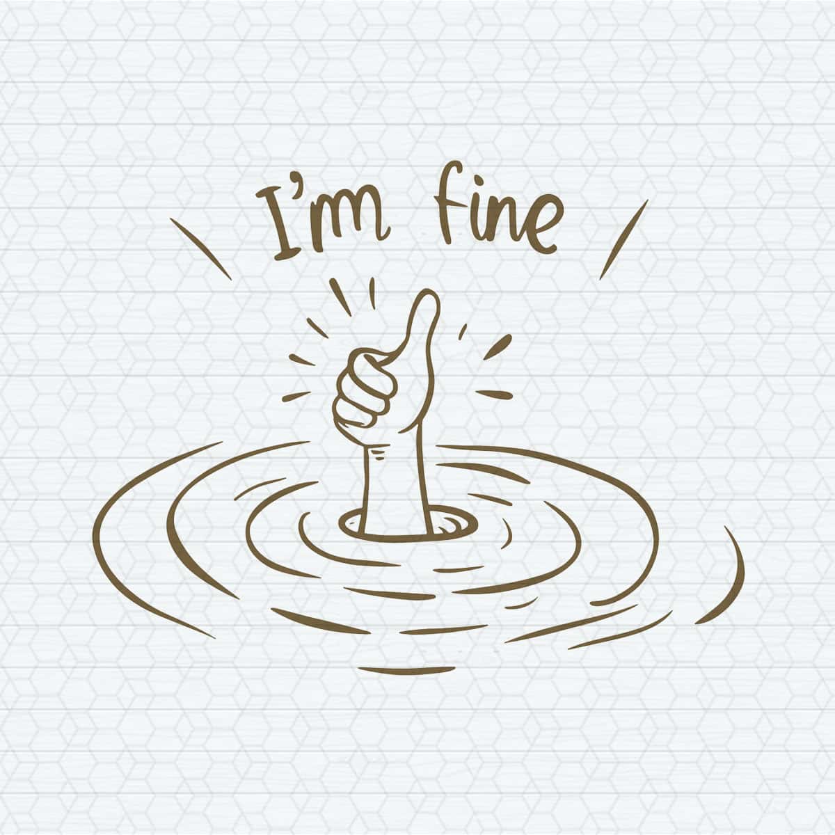 Im Fine Impervious Stolid Impassive Funny SVG | Inspire Uplift