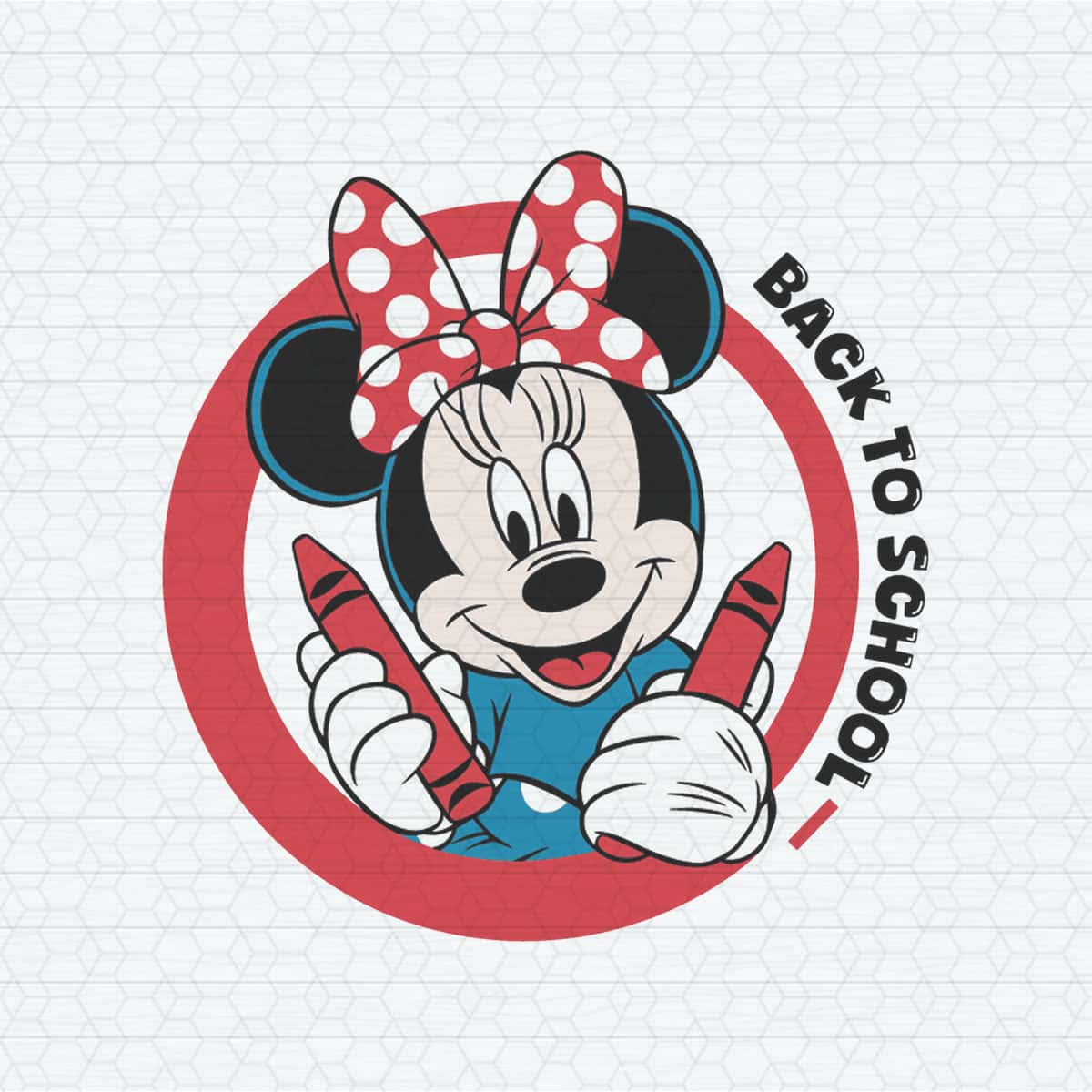Minnie Mouse Disney Back To School SVG | Inspire Uplift