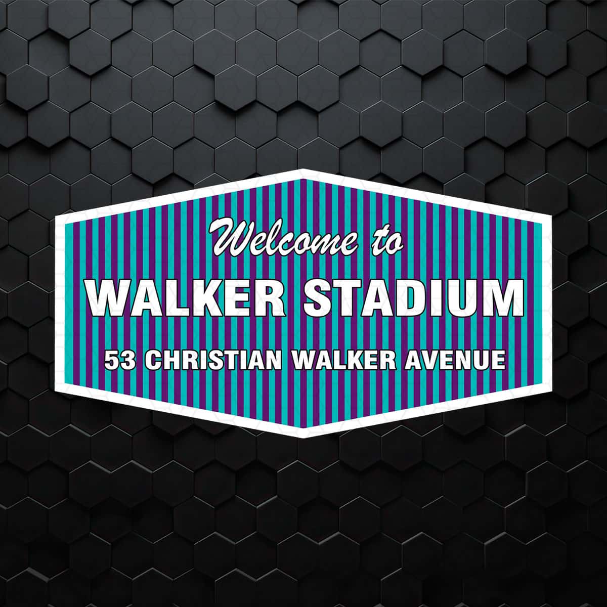Welcome To Walker Stadium Christian Walker Avenue SVG | Inspire Uplift