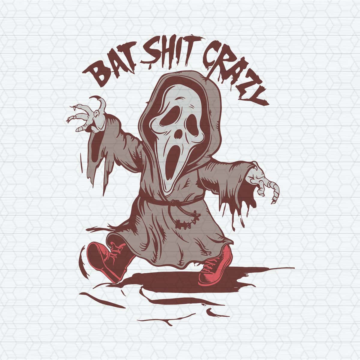 Horror Bat Shit Crazy Season Halloween Bats SVG | Inspire Uplift