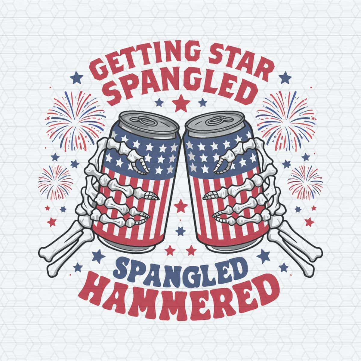 4th Of July Getting Star Spangled Hammered SVG | Inspire Uplift