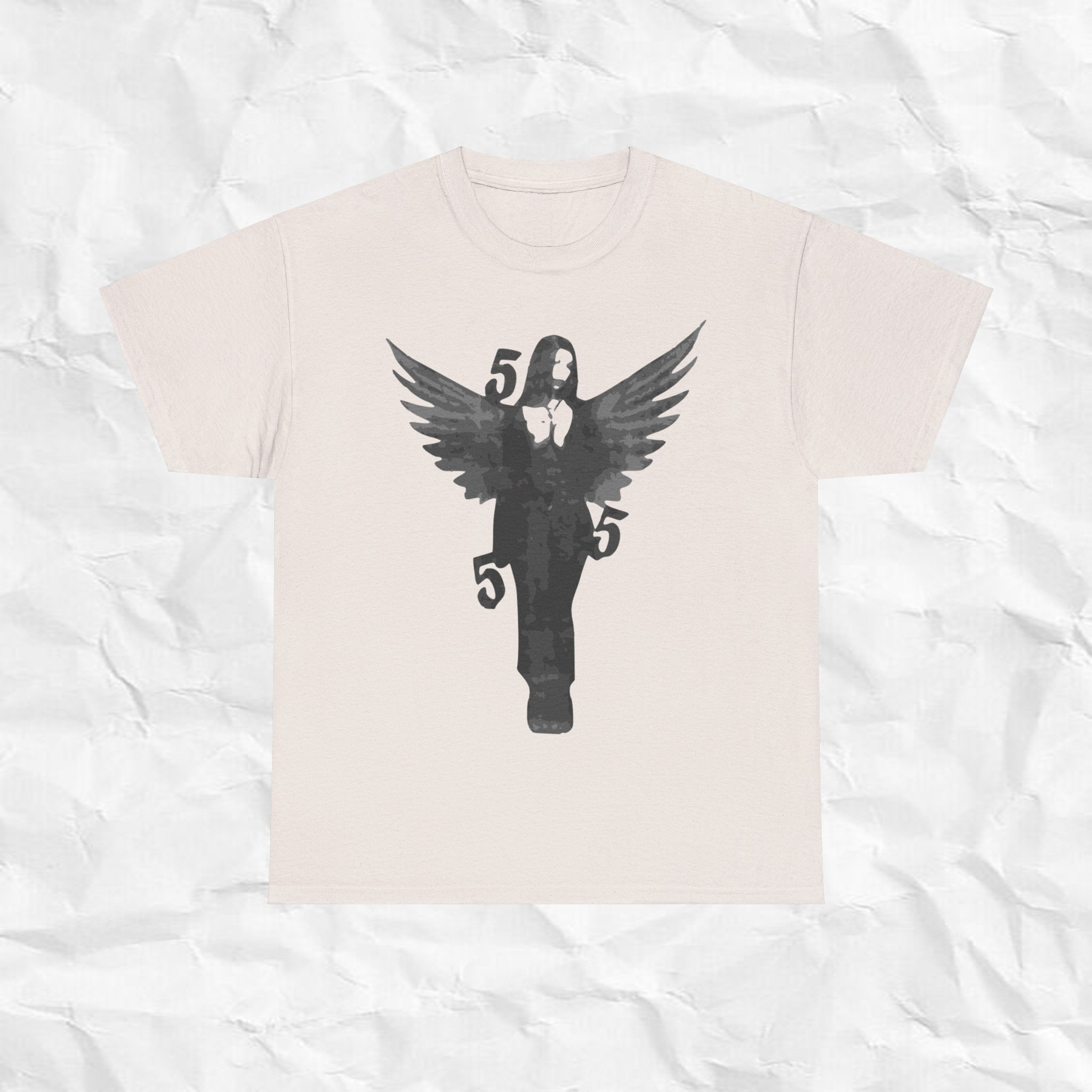 Fallen Angel Tee, Dark Gothic, Angel Artwork, Dark Aesthetic - Inspire ...