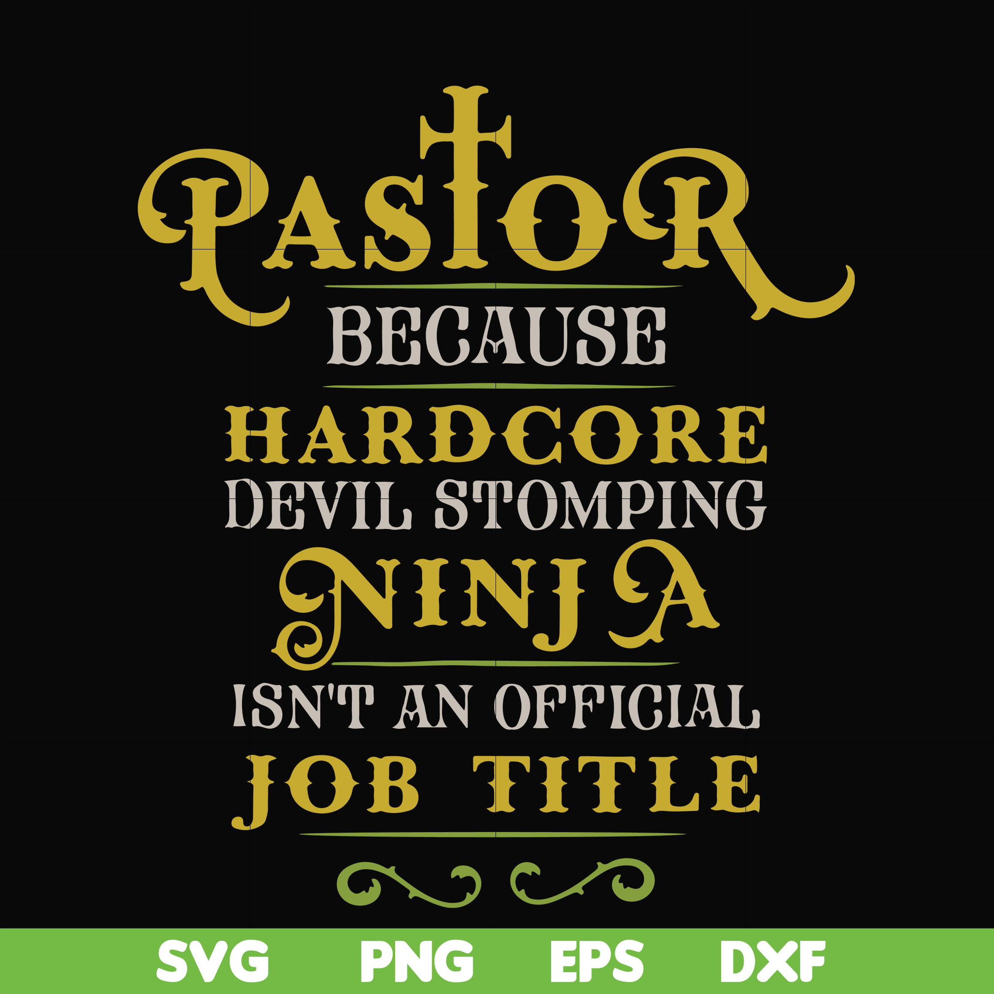 Pastor because hardcode devil stomping ninja isn't an offici | Inspire ...