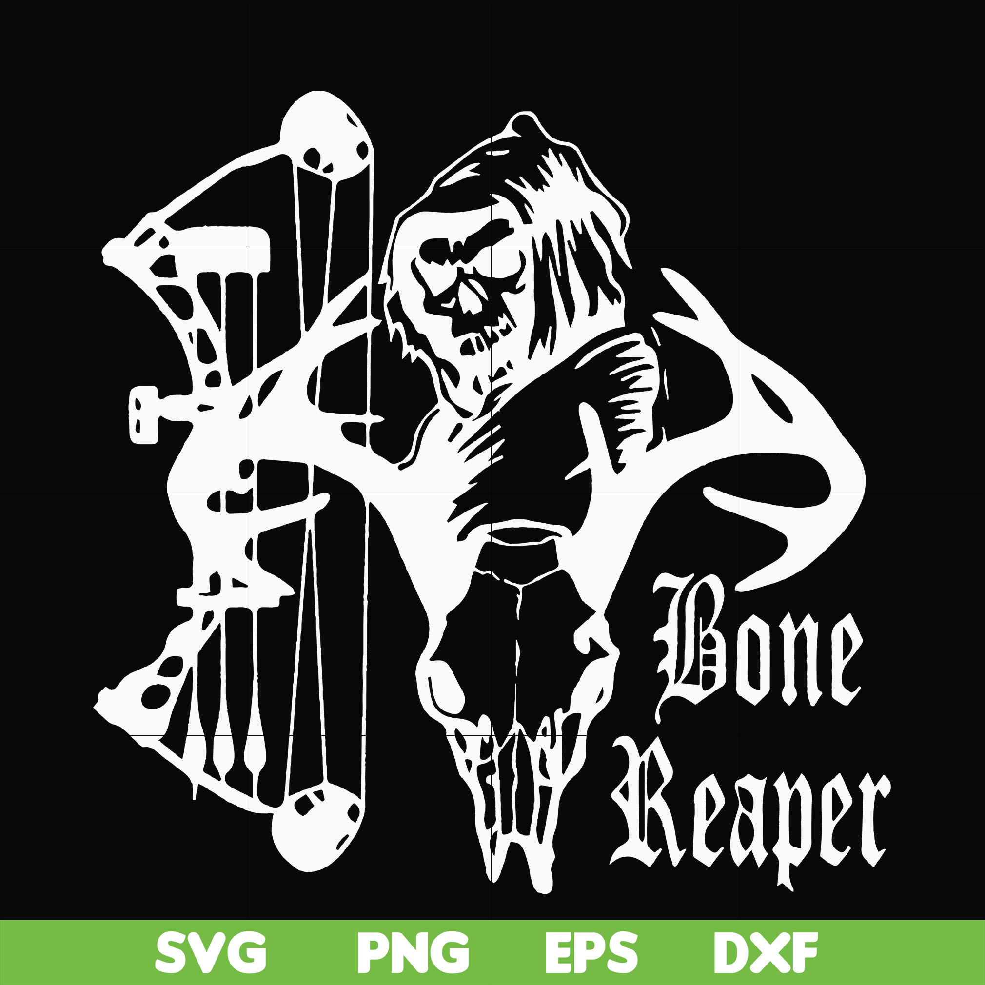 Bone reaper svg, png, dxf, eps file FN000993 | Inspire Uplift
