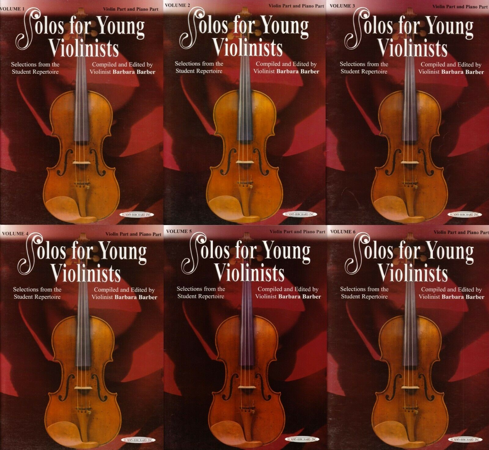 Barbara Barber_ Solos for Young Violinist Collection 1-6 | Inspire Uplift