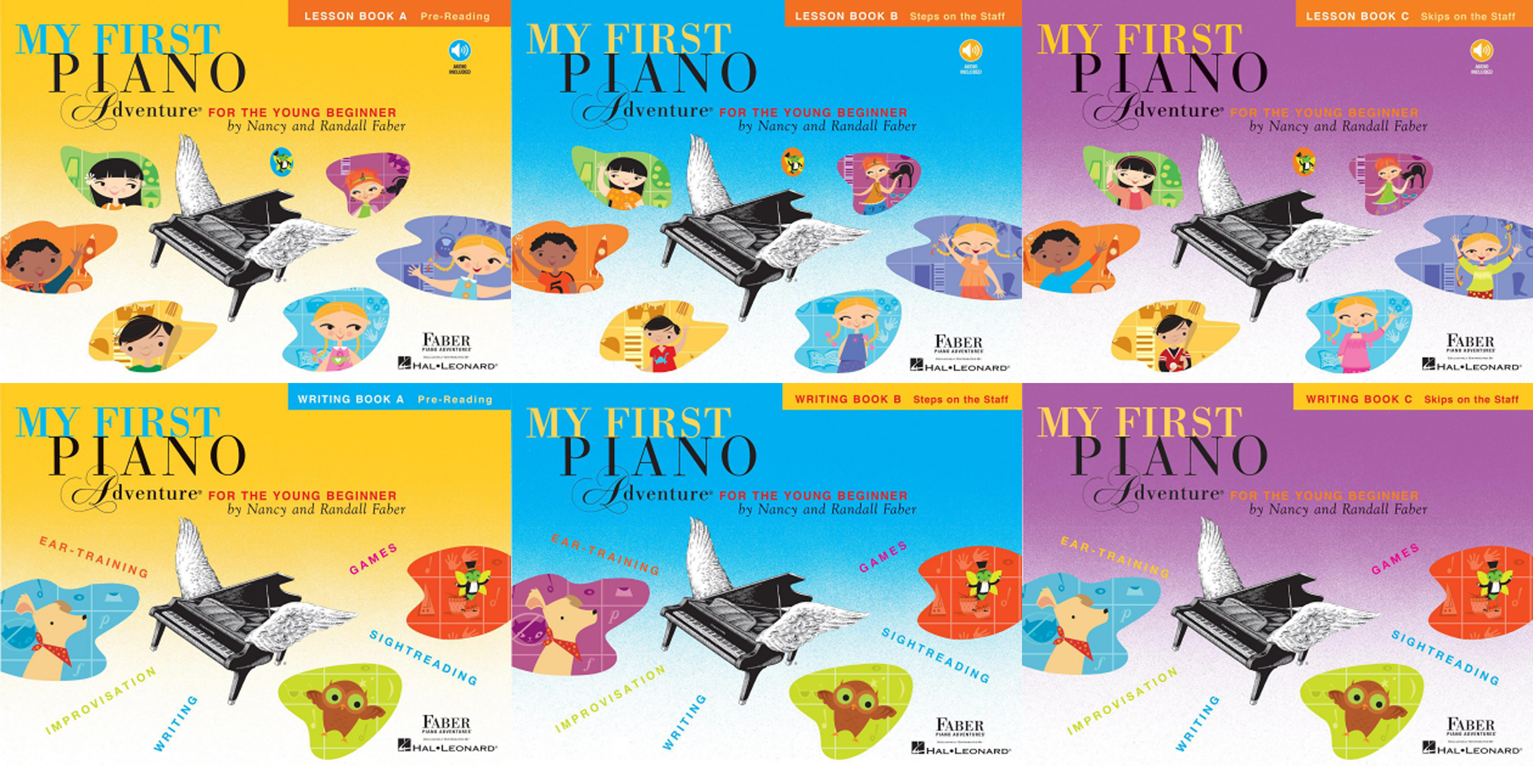 My First Piano Adventure Collection_ Lesson Book A, B, C & W | Inspire ...