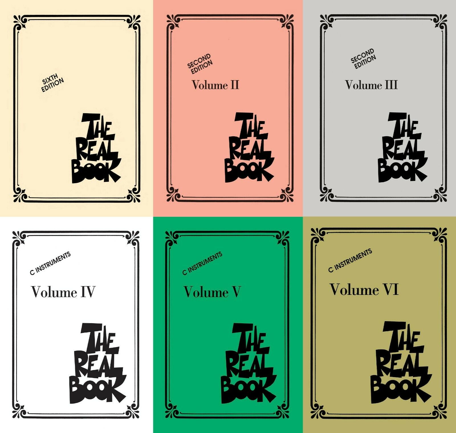 The Real Book Collection 1-6 - C Edition | Inspire Uplift