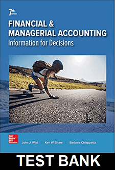 Financial and Managerial Accounting 7th Edition By Wild - Te | Inspire ...