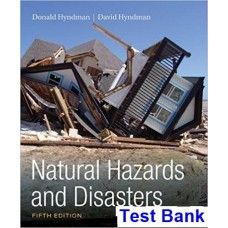 Natural Hazards and Disasters 5th Edition By Hyndman - Test | Inspire ...
