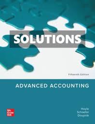 Advanced Accounting 9th Edition Solution by Hoyle - Solution | Inspire Uplift