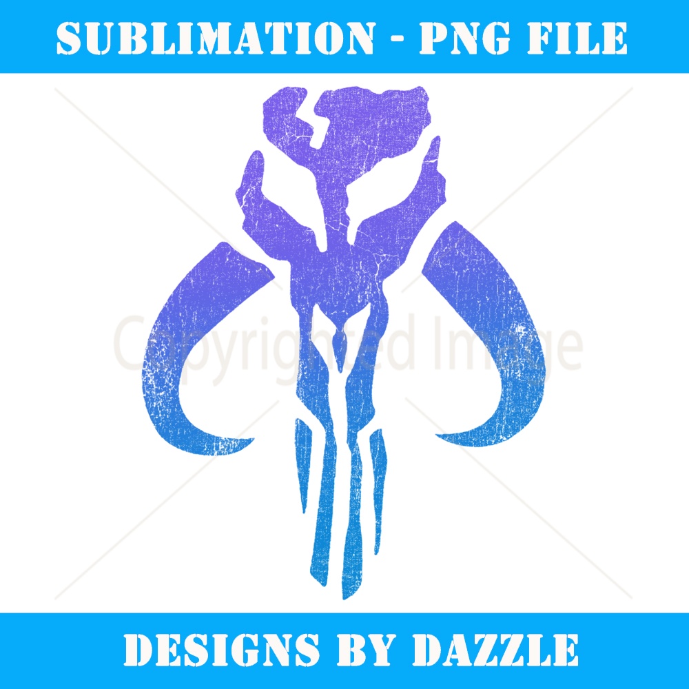Star Wars The Mandalorian Neon Mythosaur Skull - Instant PNG | Inspire ...