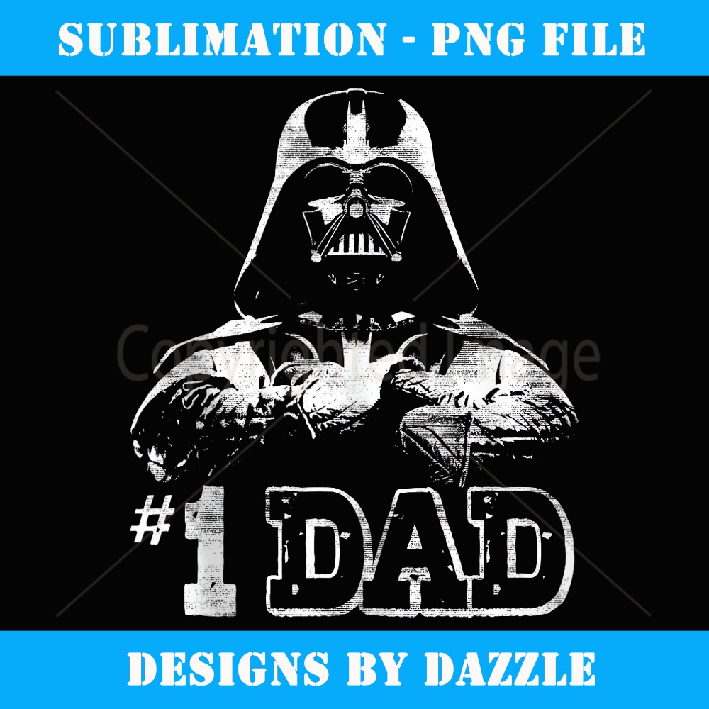 Star Wars Darth Vader Number One Dad Portrait - Unique Subli | Inspire ...