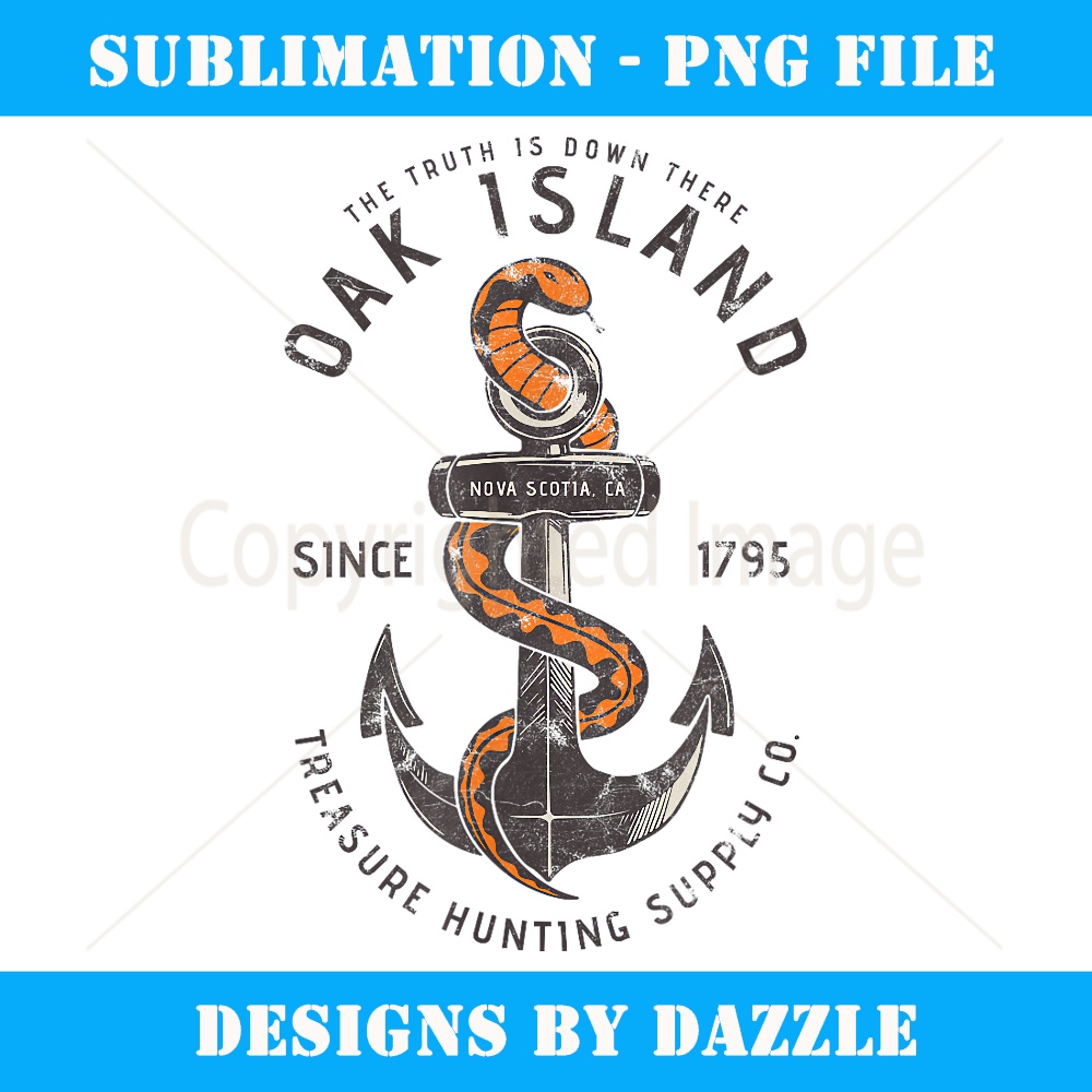 Oak Island Vintage Skull Templar Treasure Hunting Gift - Pro | Inspire ...