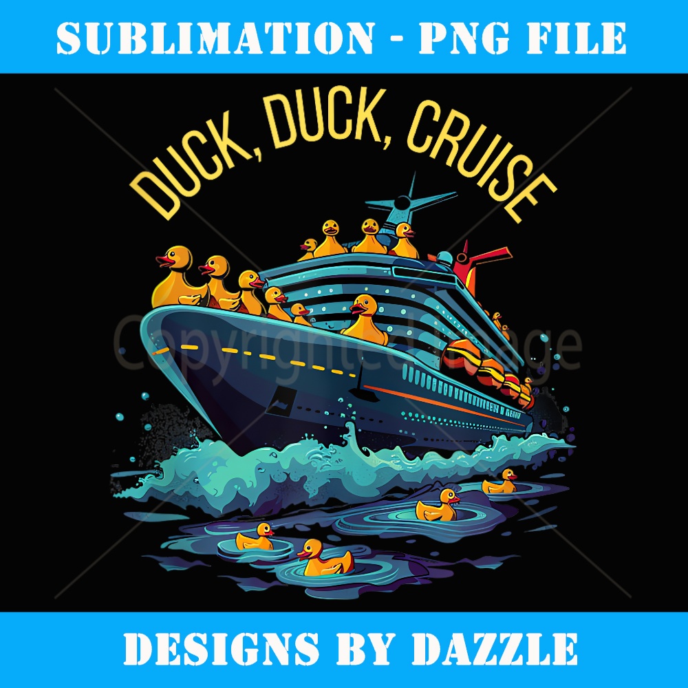 Duck Duck Cruise Ship With Rubber Ducks Vacation Matching - | Inspire ...