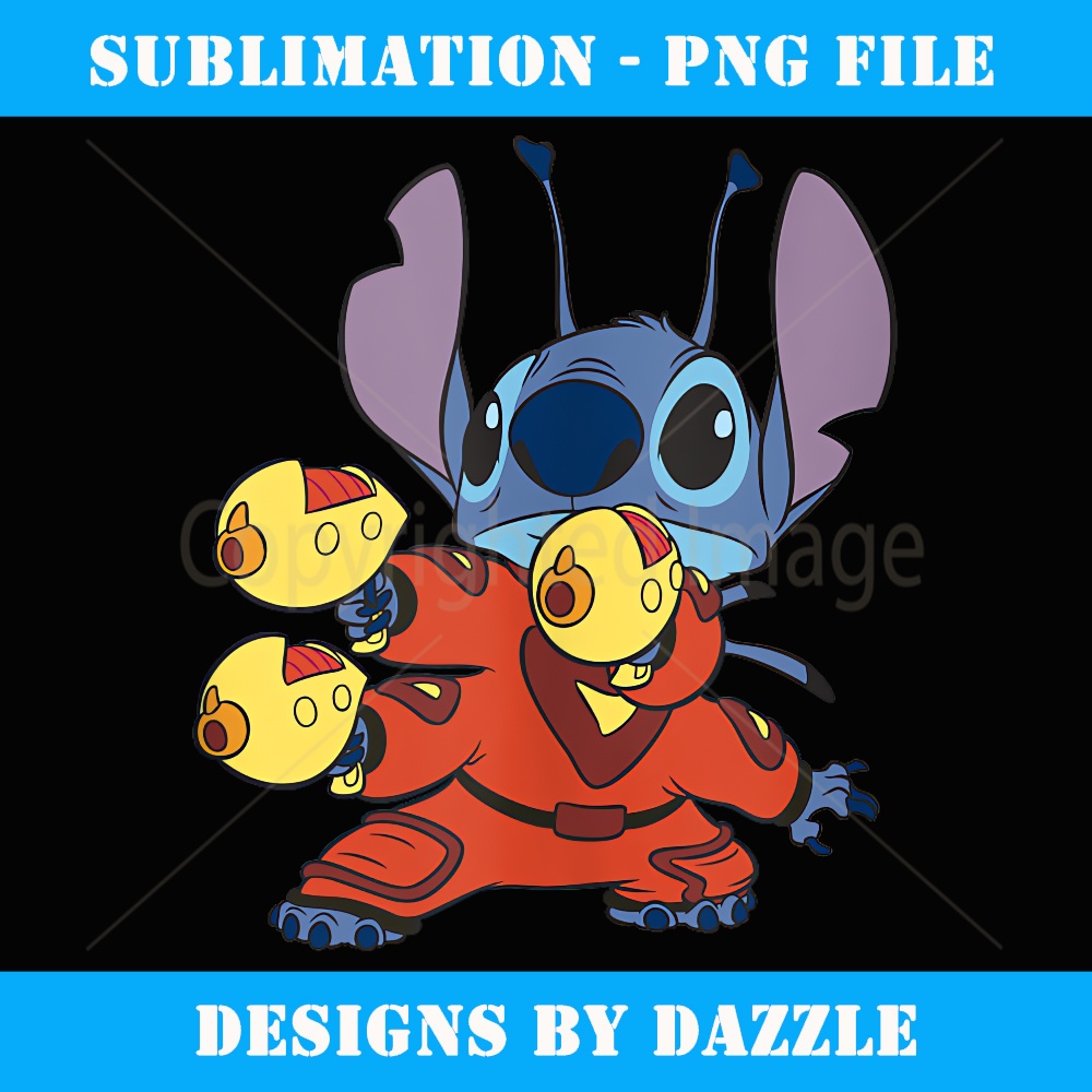Disney Lilo & Stitch Experiment 626 Ready To Fight Portrait | Inspire ...