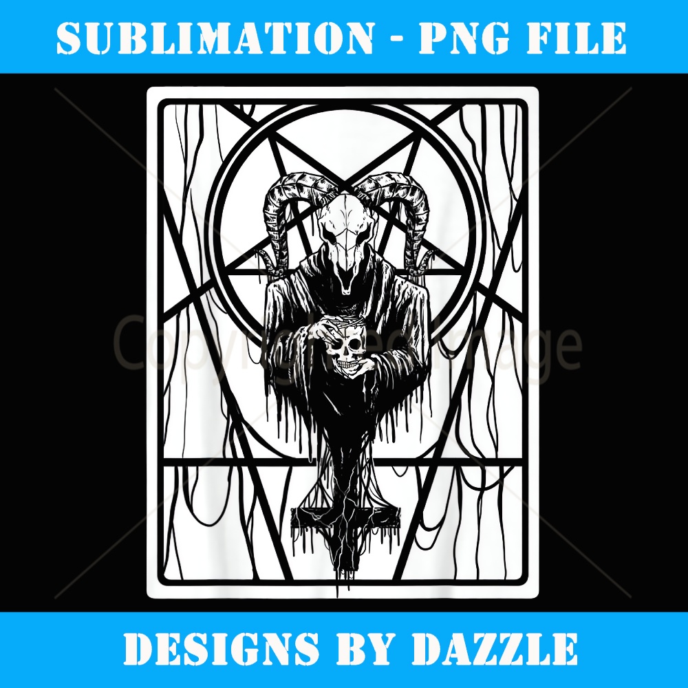 Satan Dark Art Evil With Skull Men Women - Aesthetic Sublima | Inspire ...