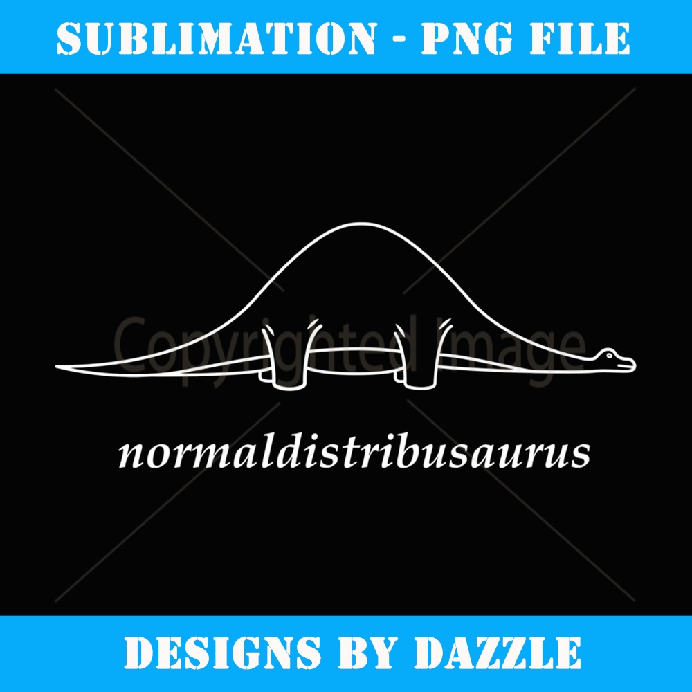 Math Statistics Normal Distribution Dinosaur Geek - Exclusiv | Inspire ...