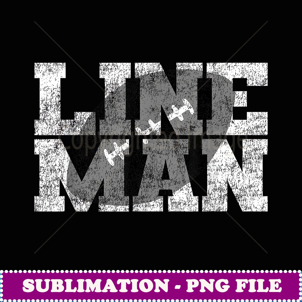 Offensive Defensive Lineman Vintage Football Silhouette - PN | Inspire ...
