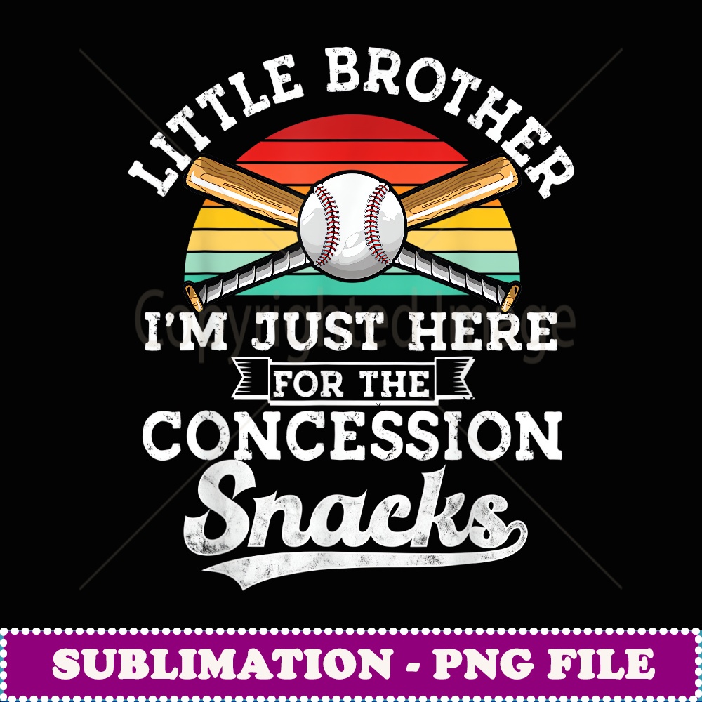 Retro Baseball brother I'm Just Here for Concession Stand - | Inspire ...